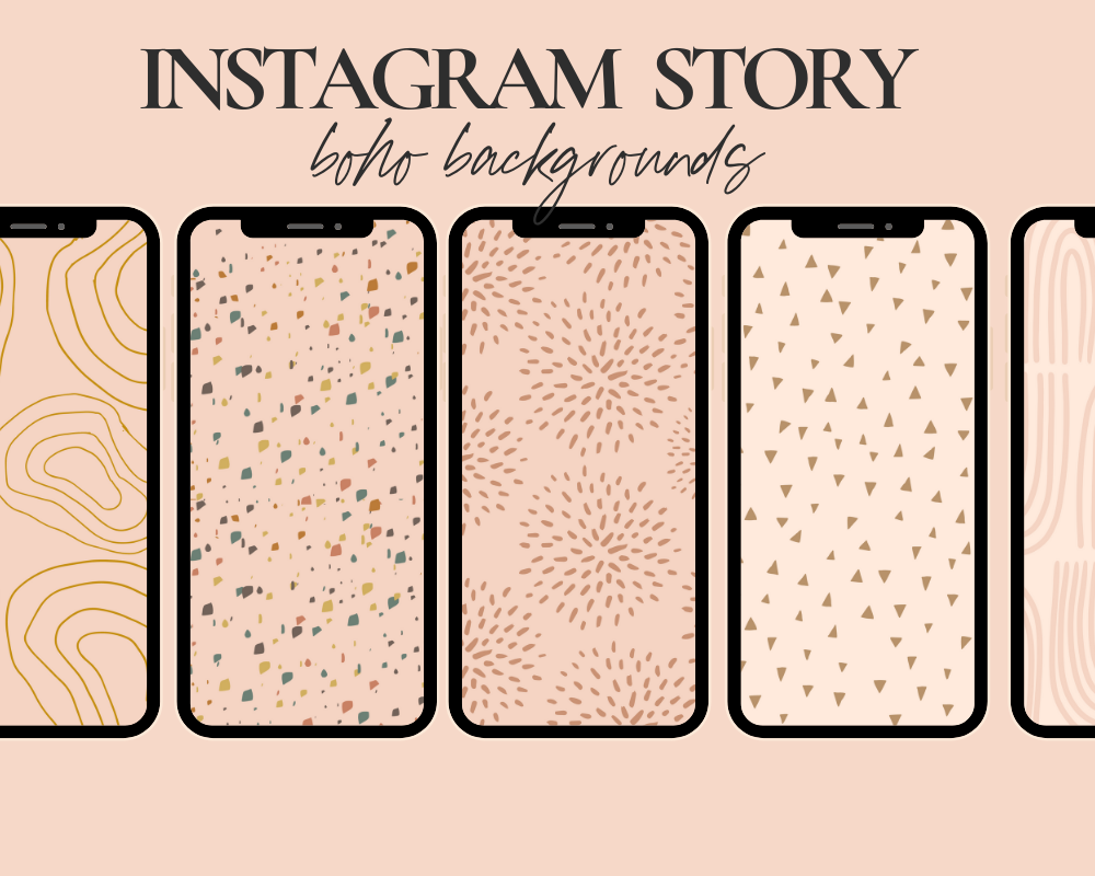 Boho Instagram Story Background - NancyCasanova.com