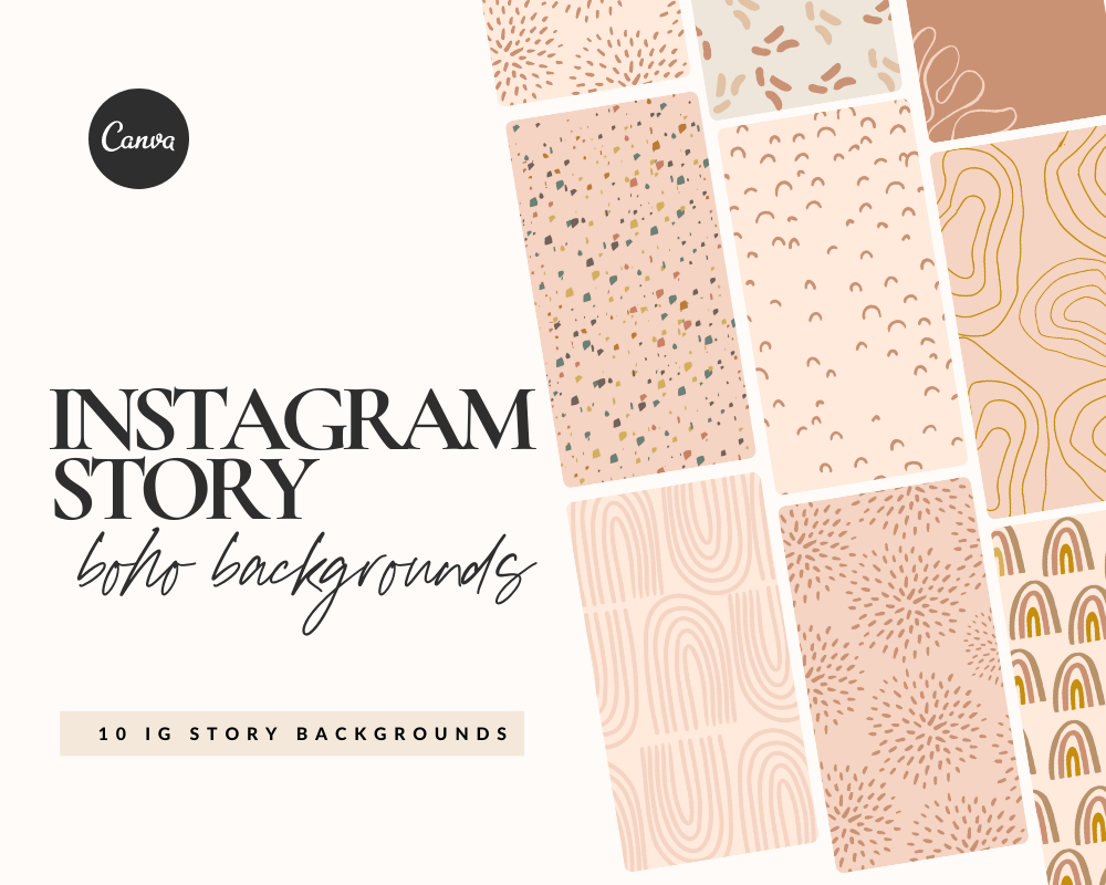 Boho Instagram Story Background - NancyCasanova.com