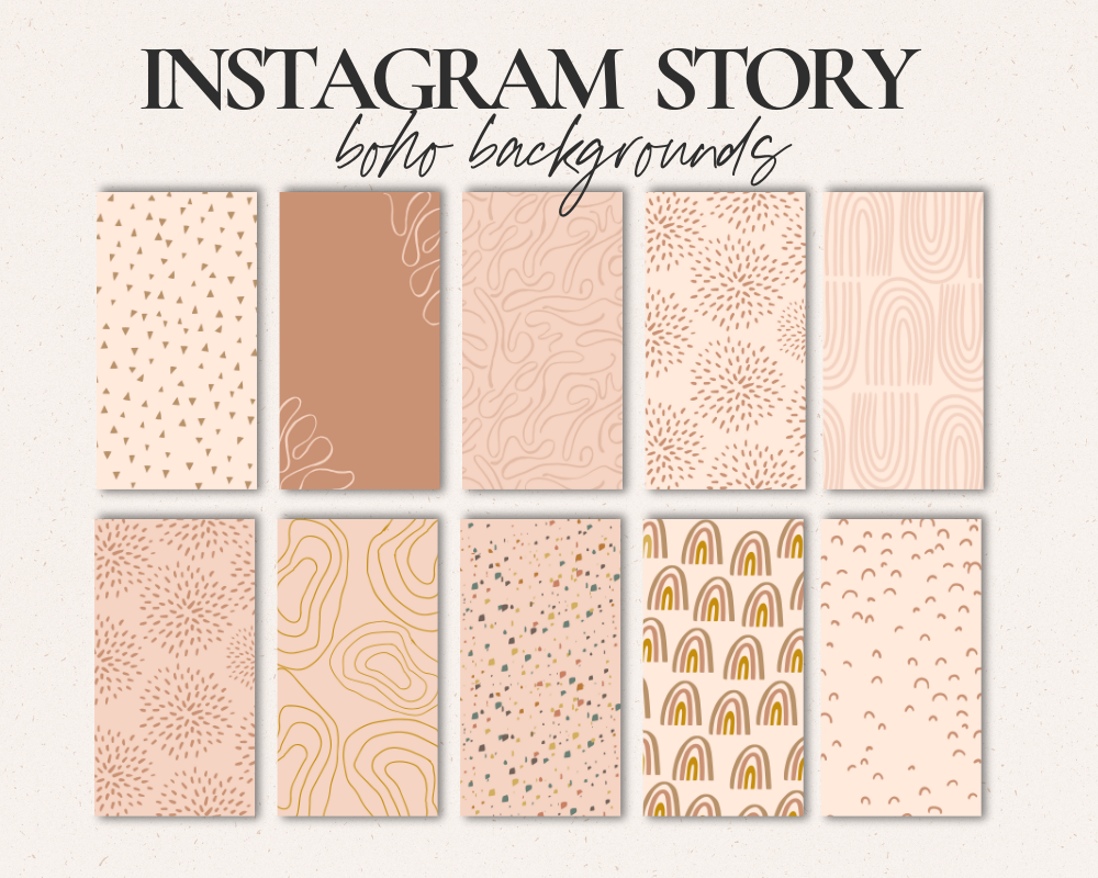 Boho Instagram Story Background - NancyCasanova.com