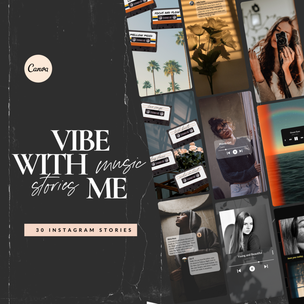 Vibe with Me | Instagram Story Template - NancyCasanova.com
